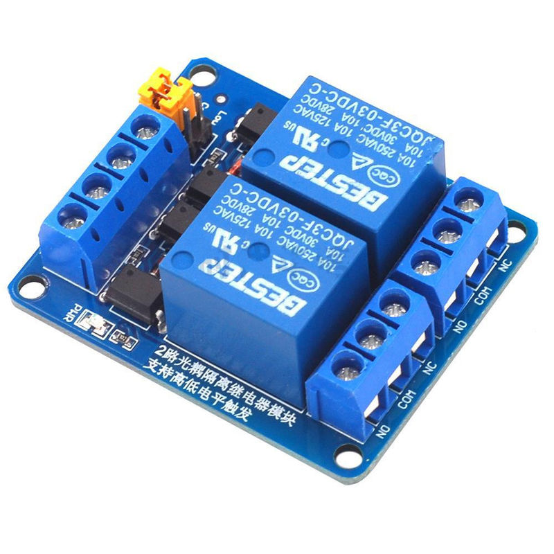 3.3V 5V 12V 24V Control Relay Module 2 Channel Dual Optocoupler