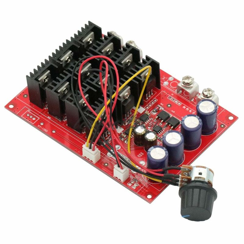 DC 10-50V 60A PWM Motor Speed Controller HHO PWM RC 12V 24V 48V 3000W