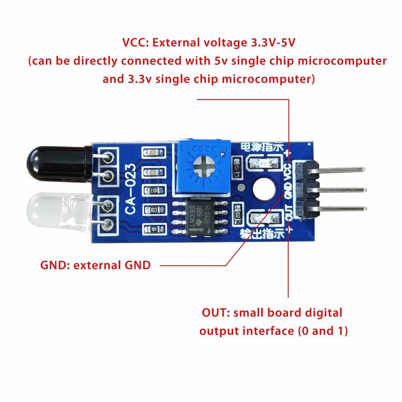 CA023 Smart Sensor Module IR Infrared Obstacle Avoidance Sensor Module
