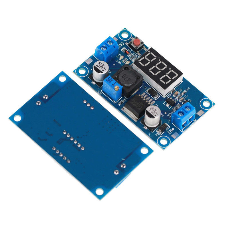 LM2596 DC DC Adjustable Power Supply Module LED Voltmeter With Digital Display
