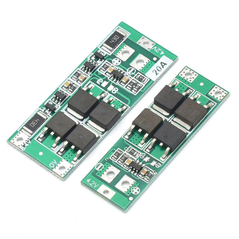 2S 20A 7.4V 8.4V 18650 Lithium Battery Protection Board Standard/Balance Diy Bms For 18650