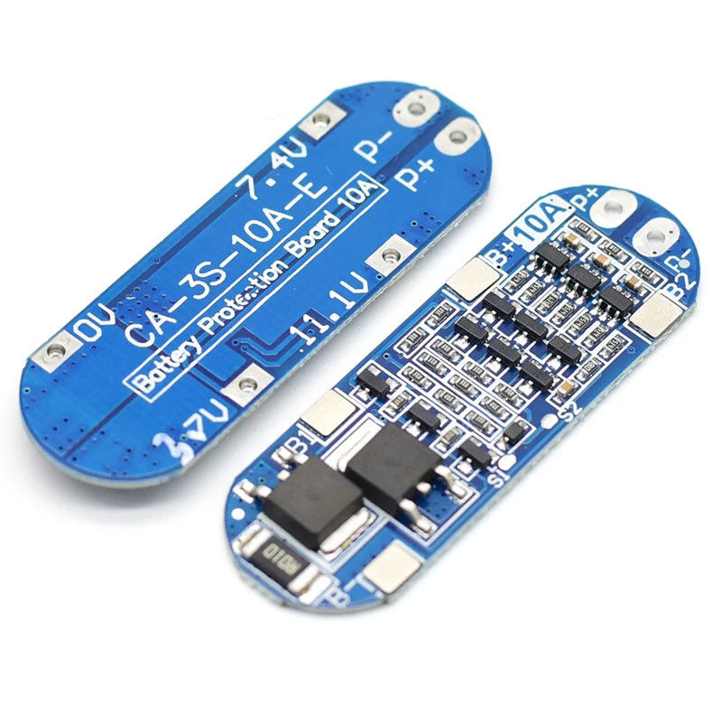 3S 10A Li-Ion Lithium Battery 18650 Charger BMS Battery Protection Board 11.1V 12.6V