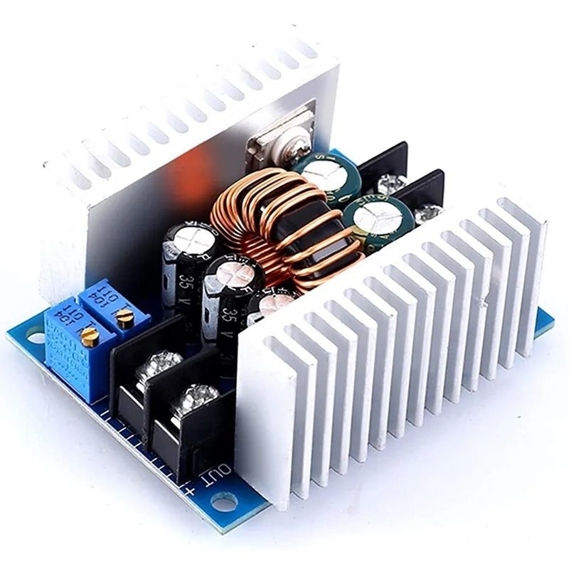 300W 20A DC-DC Buck Converter Step Down Module with Current Limiting ...