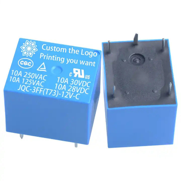 PCB Mini Electromagnetic Rele T73 Power 10A 10amp 1 Co Dc 5V 12V 24 24V ...