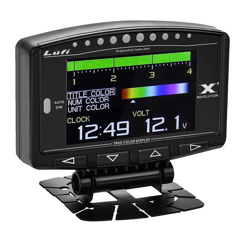 Revolution OBD2 Smart Digital Car Gauge RPM Multi Meter with Turbo ...