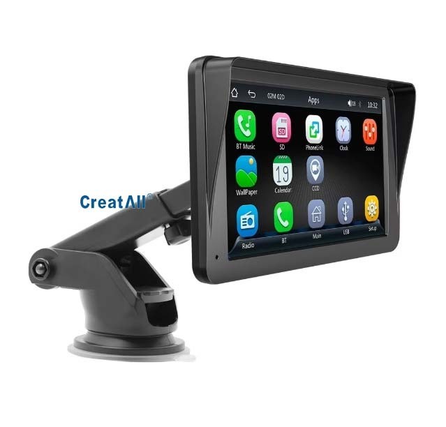 Creatall 7-Inch Portable Car MP5 Player with for Bluetooth HD Large ...