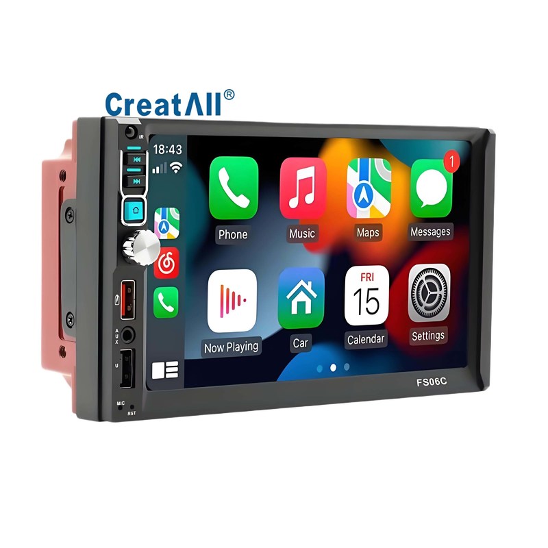 Creatall 7-Inch Dual Reel Reverse Camera MP5 Player for Bluetooth ...