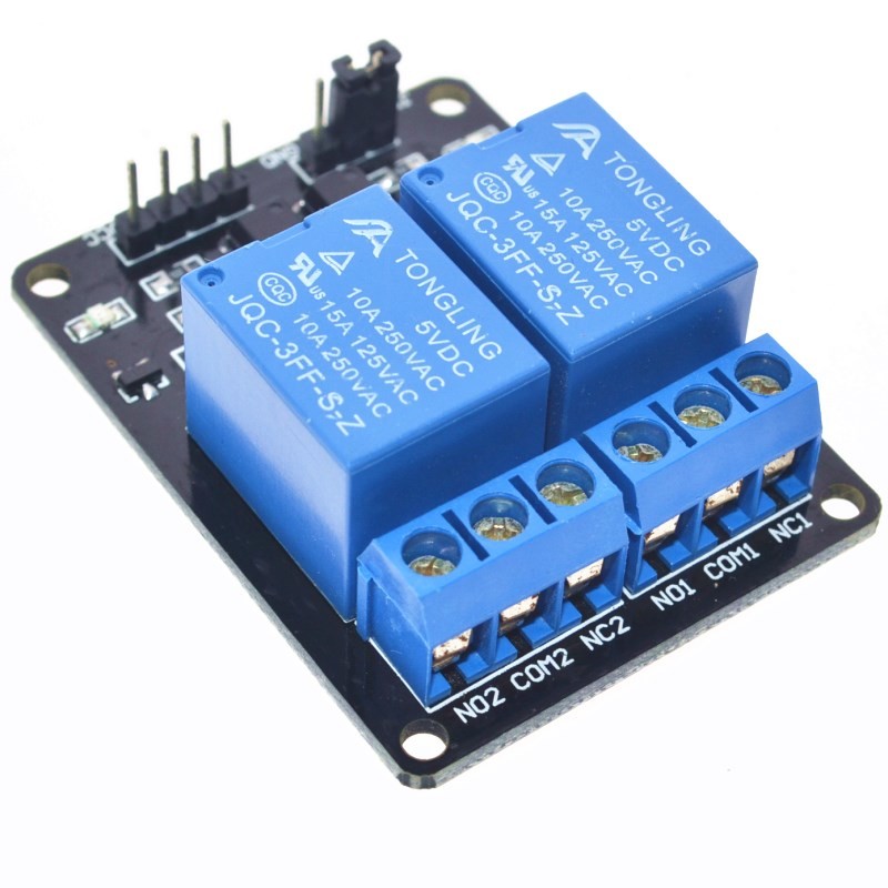 DC 5V 2 Channel Control Relay Module Low Level Trigger Normally Closed
