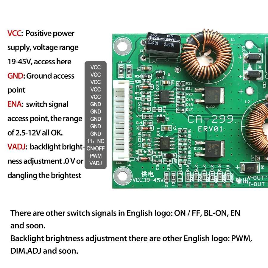 CA-299 Led Tv Universal Inverter Board 32''-60" Self Adjusted Current