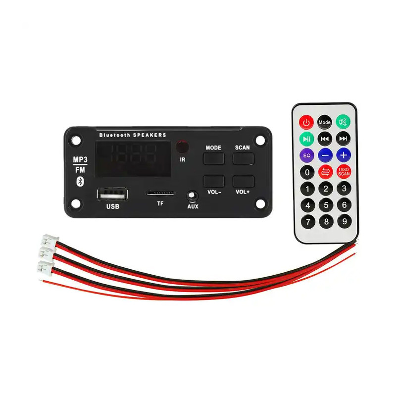 2*25W 50W Bluetooth Audio Module MP3 Player With Remote Control
