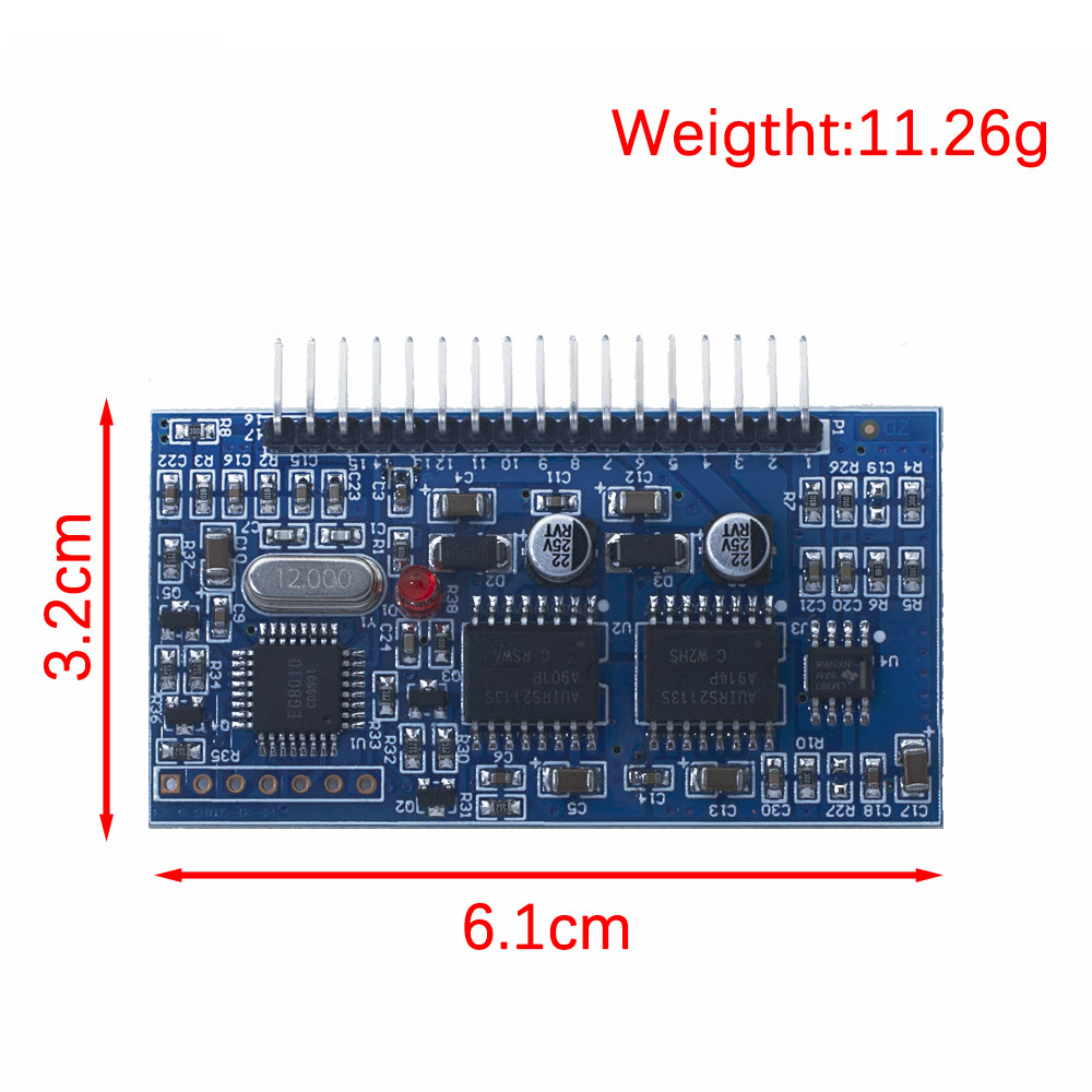 EGS002 12Mhz Crystal Oscillator EG8010 + IR2113 5V DC-AC Pure Sine Wave ...
