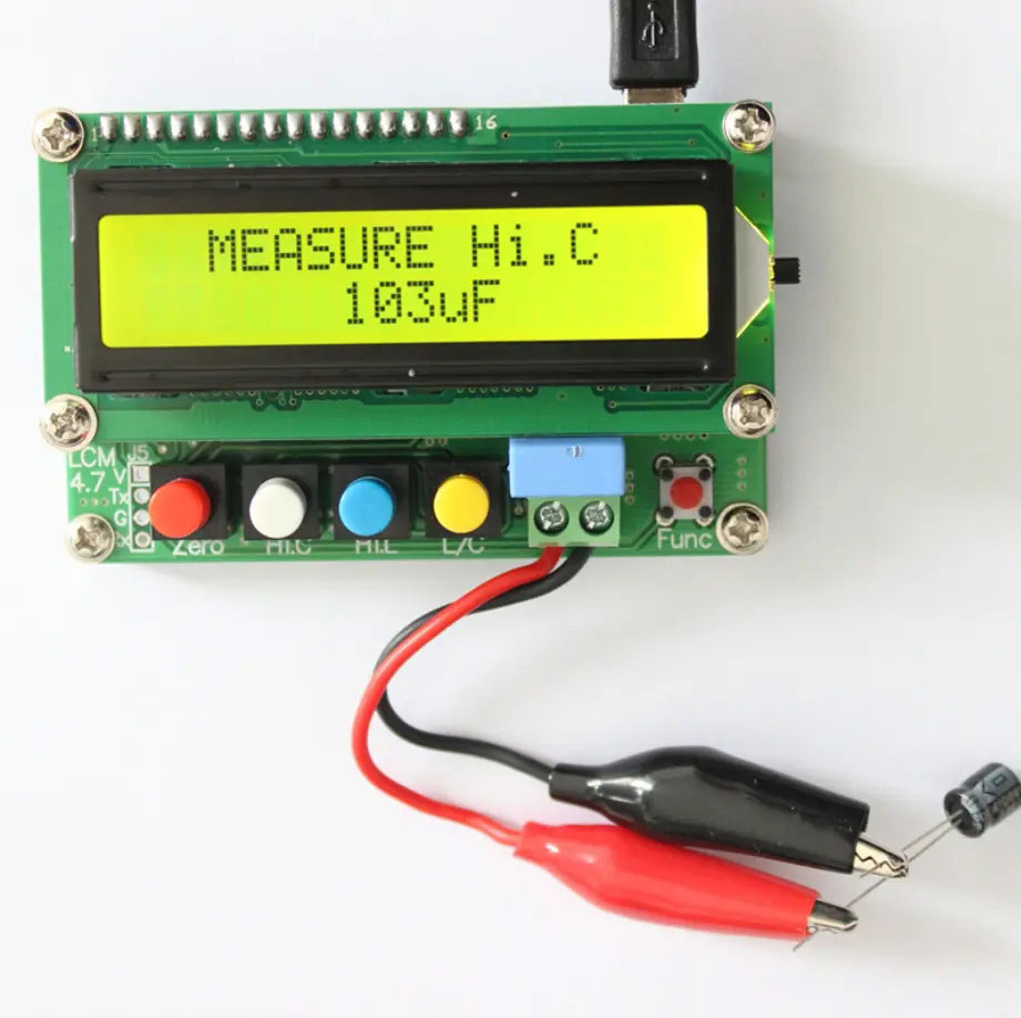 Lc100-A Digital Lcd High Precision Inductance Capacitance L/C Meter ...