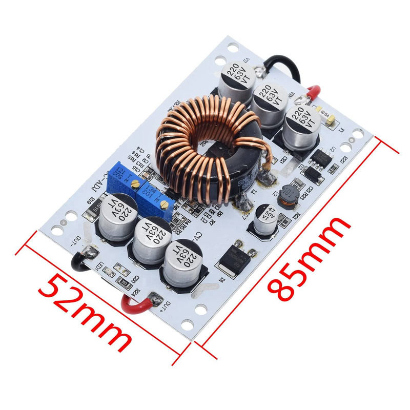 600W DC-DC Boost Converter Board Adjustable 10A Step Up Constant ...
