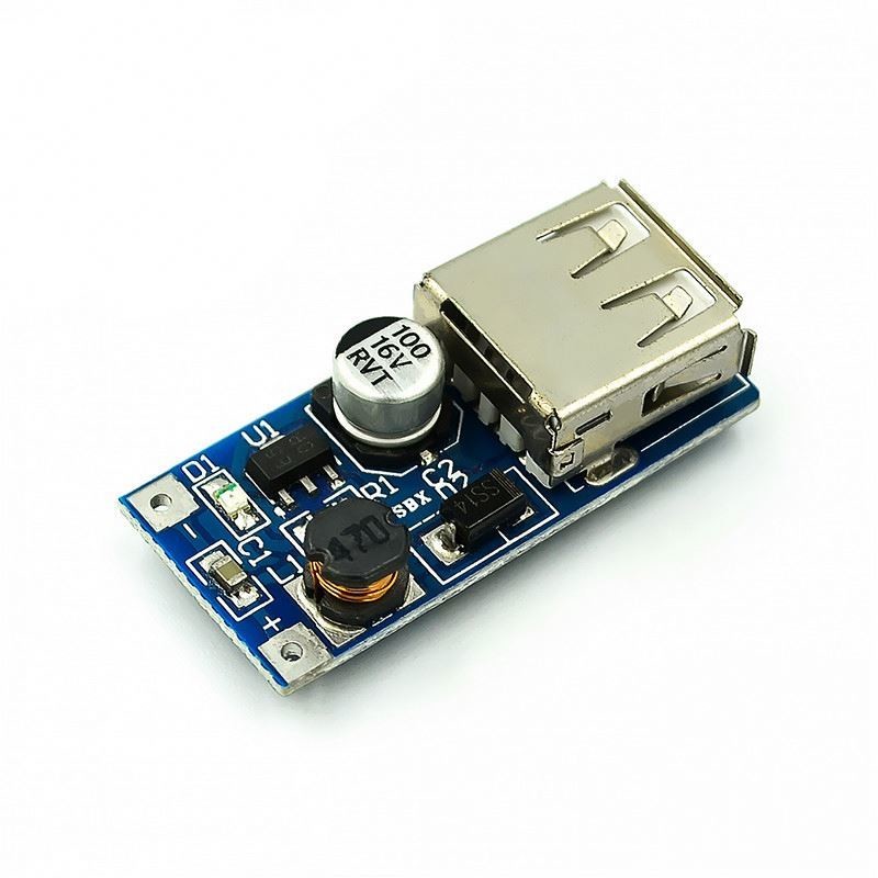 Single Cell Battery Step-up Power Supply Module 5V 600MA Charger DC-DC ...