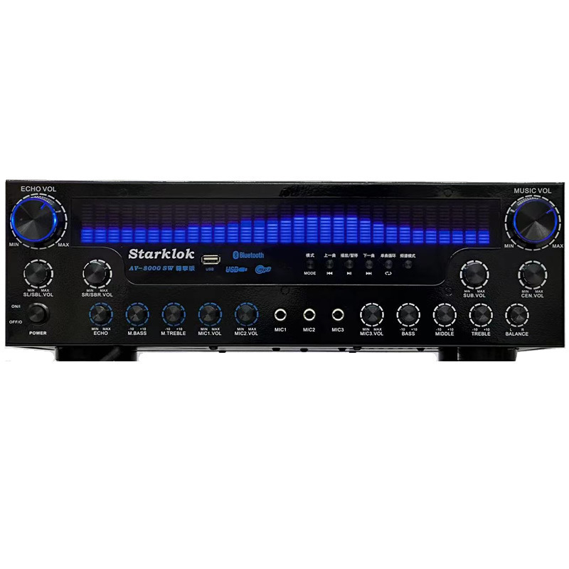 AV-8000SW Premium Edition 2200W Professional Ultra-High Power 7.1 ...