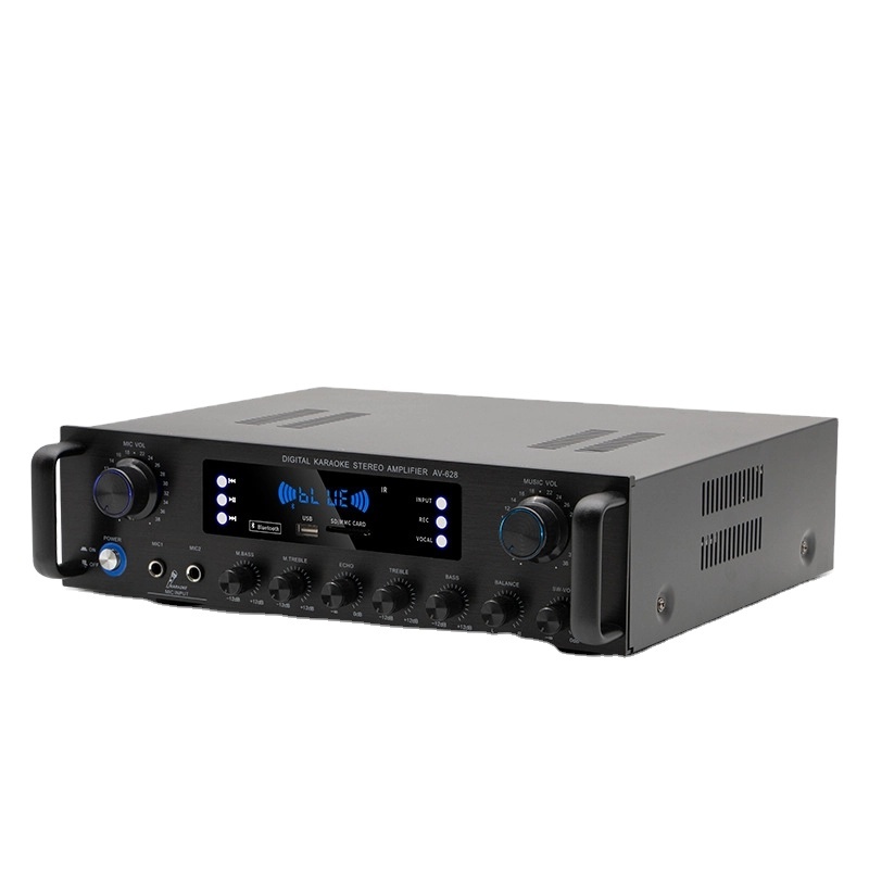 AV-628 Professional 2.1 Channel 600W Home Coaxial Subwoofer Amplifier ...